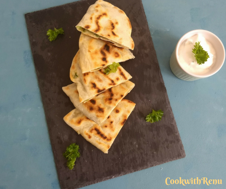 Afghani Bolani - Cook With Renu