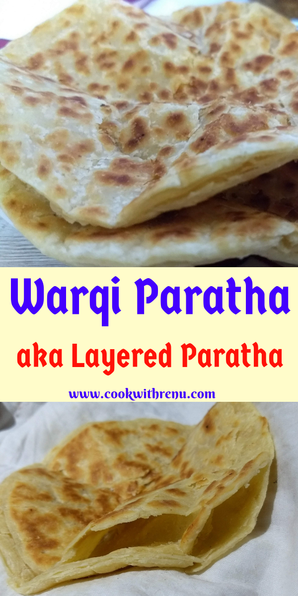 Warqi Paratha - Cook With Renu
