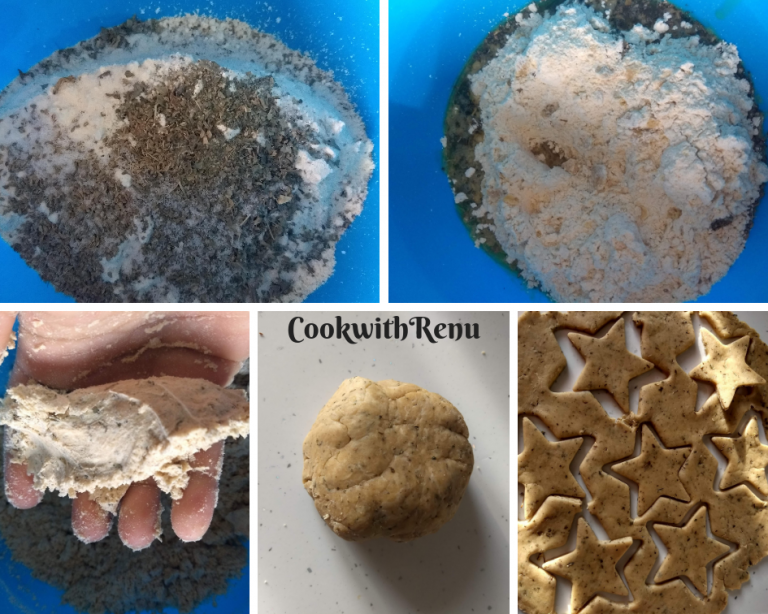 Baked Whole Wheat Methi Matri (Fenugreek Crackers) - Cook With Renu