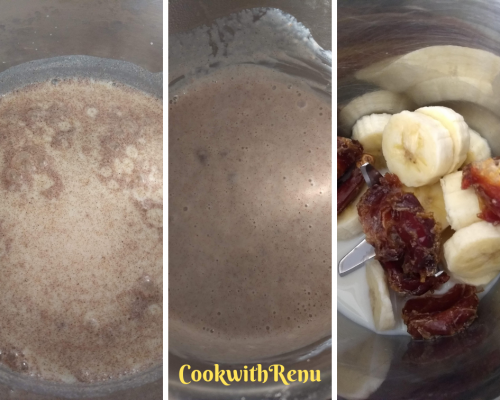 Ragi Banana and Dates Smoothie - Cook With Renu