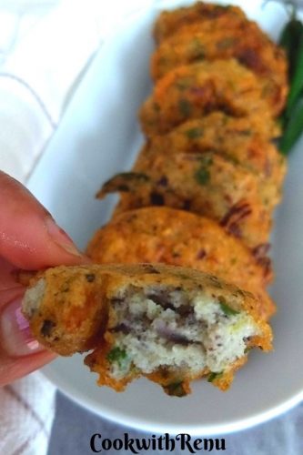 Black-eyed Pea Fritters | Chawali | Lobia Vada - Cook With Renu