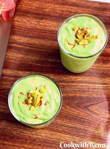 Indian Style Avocado Lassi |Avocado Yogurt Smoothie - Cook With Renu