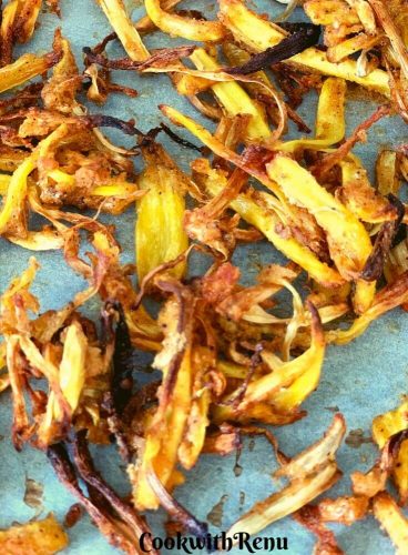 Baked Jackfruit Rags Fries - Cook With Renu