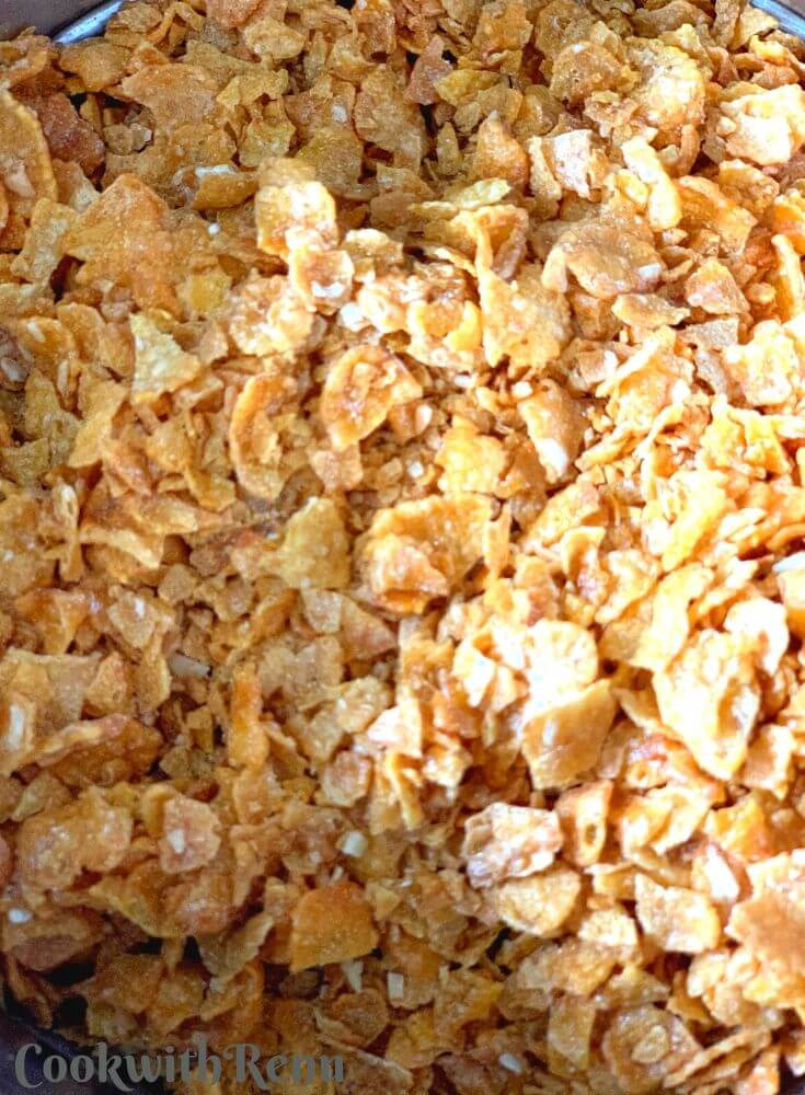Crunchy Chocolate Cornflakes (No Bake Recipe) - Cook With Renu