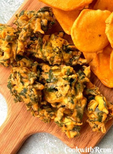 Tea Time Pakora Platter (6 different Pakora Recipes) - Cook With Renu