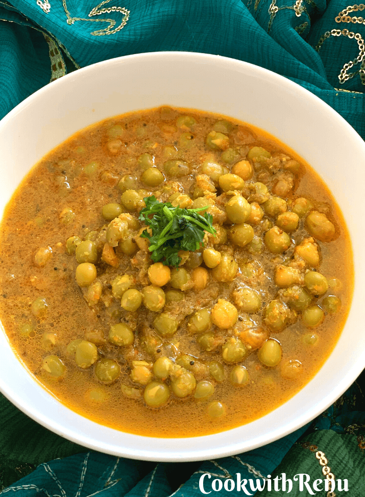 Chanya Tonak in Instant Pot| Goan Dry Peas Curry - Cook With Renu