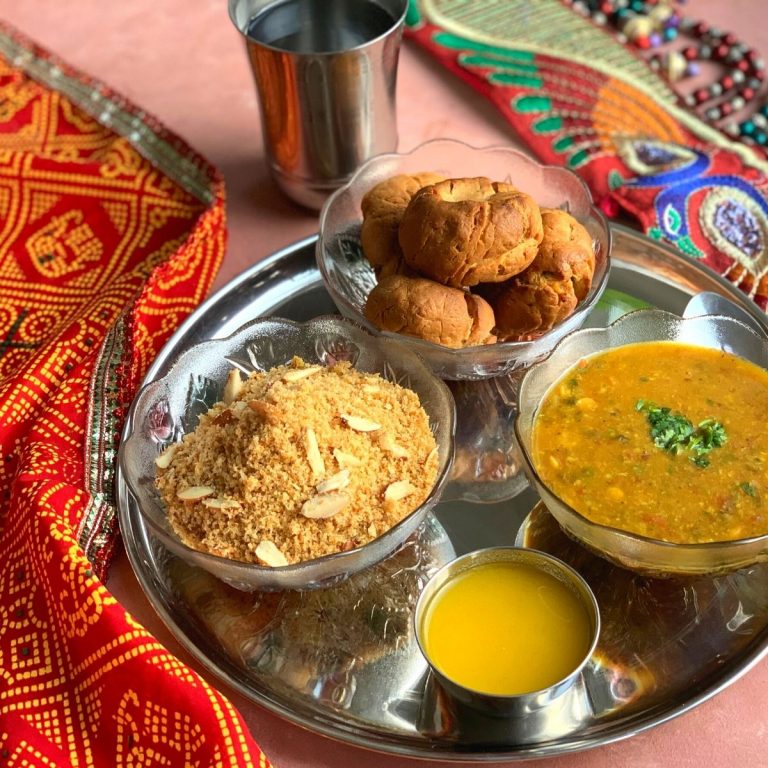 Rajasthani Dal Baati Churma (In Oven & Pressure Cooker) - Cook With Renu