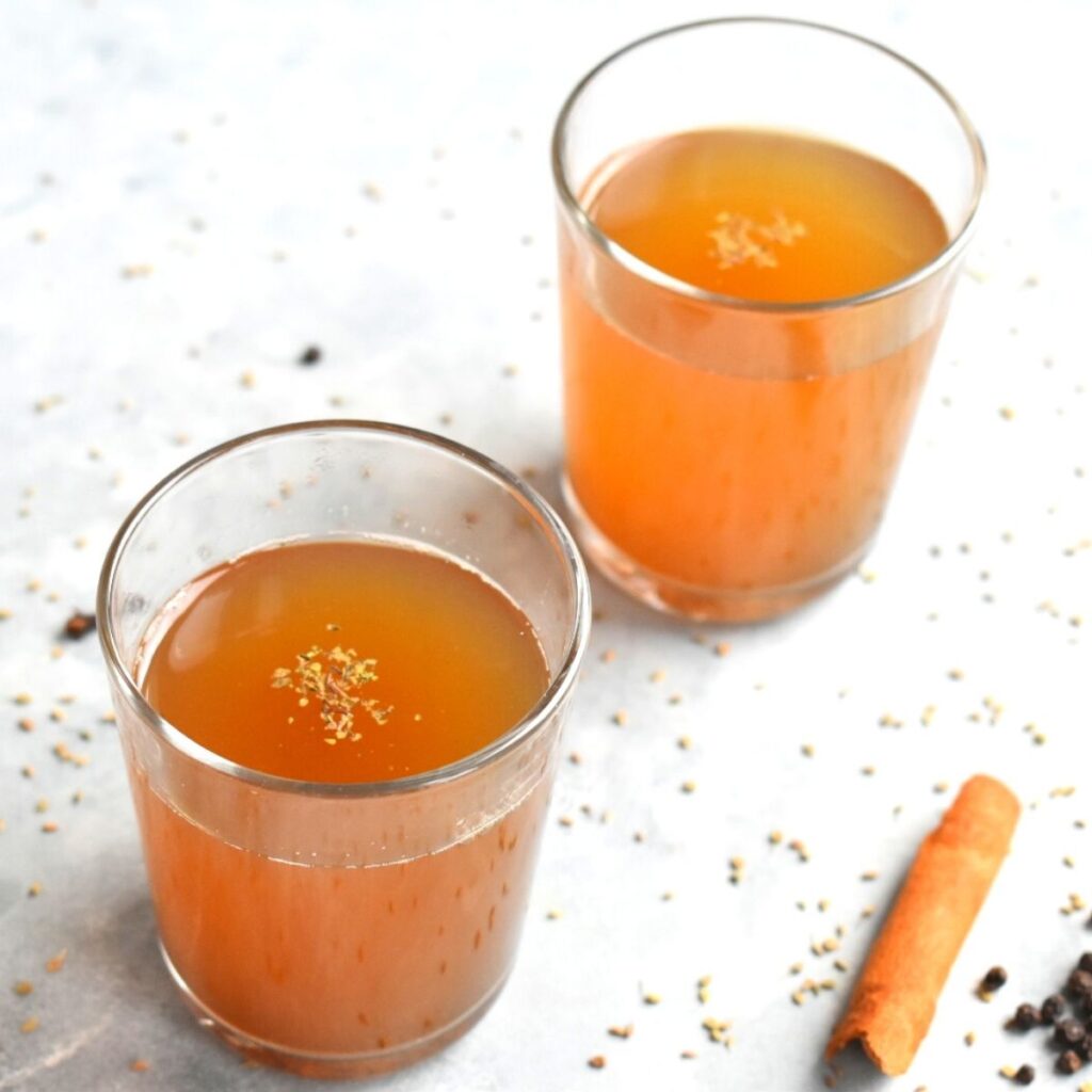 Kadha (Spiced Herbal Drink) - Cook With Renu
