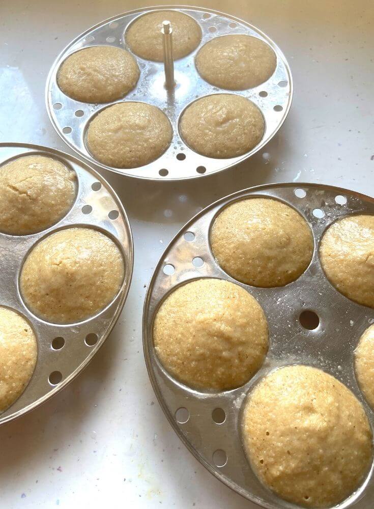 Bajra Idli (Steamed Pearl Millet Savoury Cakes) - Cook With Renu