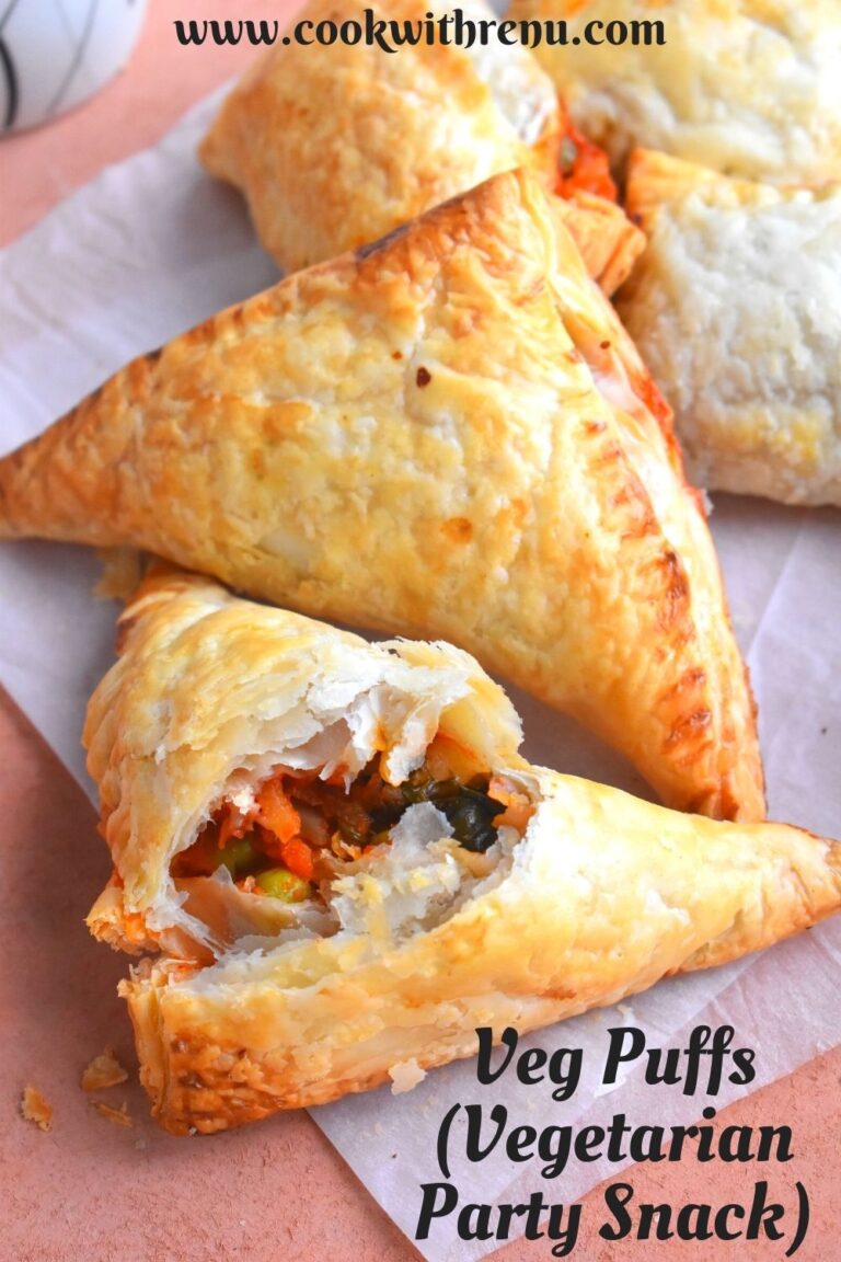Bakery Style Veg Puff | Curry Puff - Cook With Renu