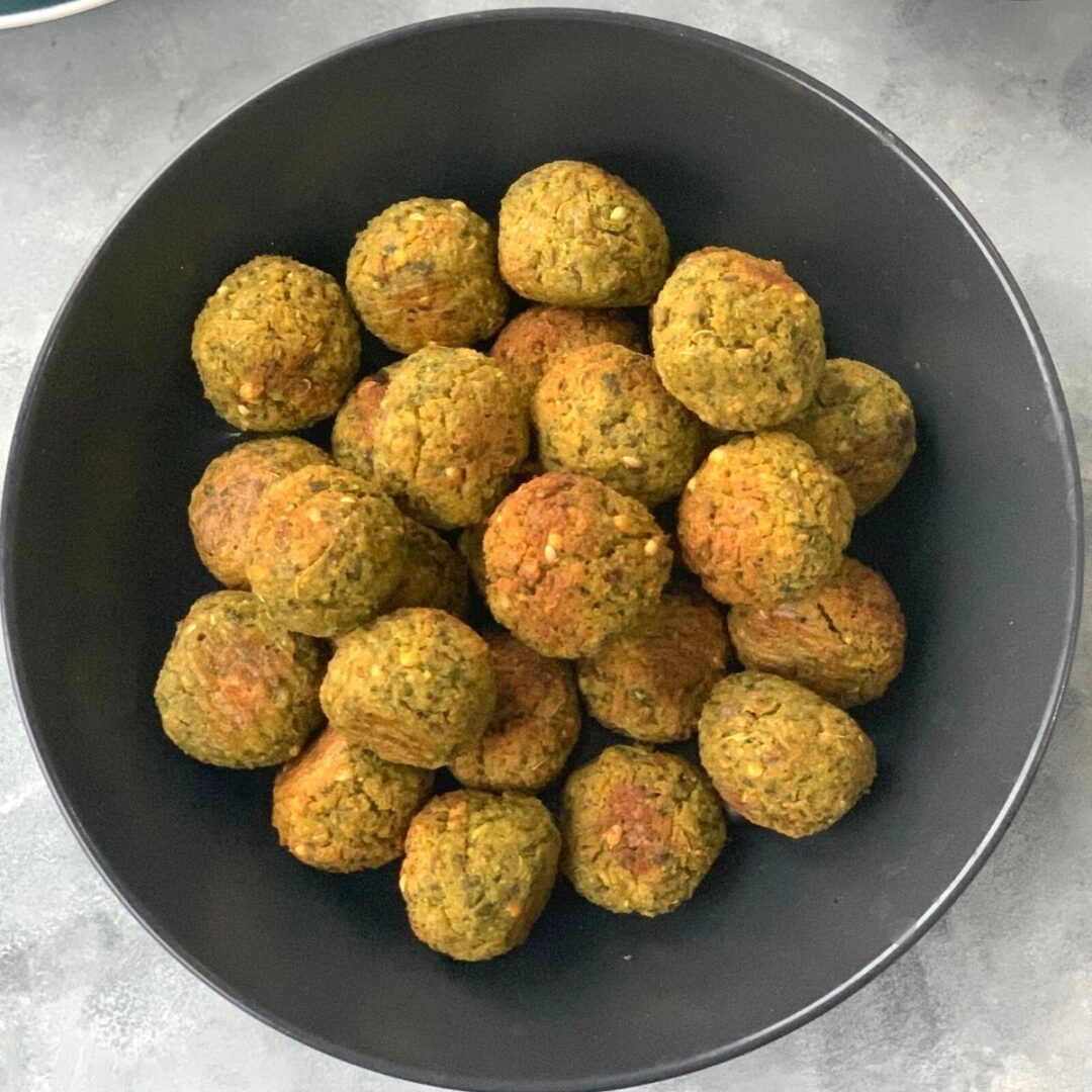 Easy Homemade Baked Falafel (without Canned Beans) - Cook With Renu