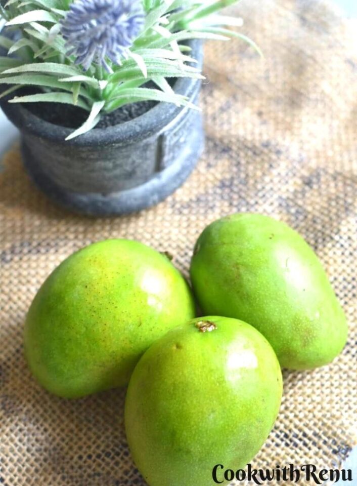 Aam Panna with Jaggery (Raw Green Mango Summer Drink) - Cook With Renu