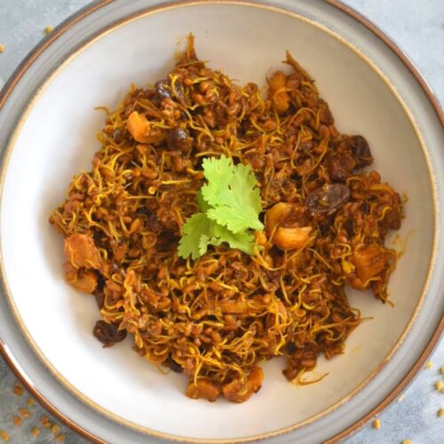 Ankurit Methi Dana Sabji (Sprouted Fenugreek Seeds Vegetable) - Cook ...