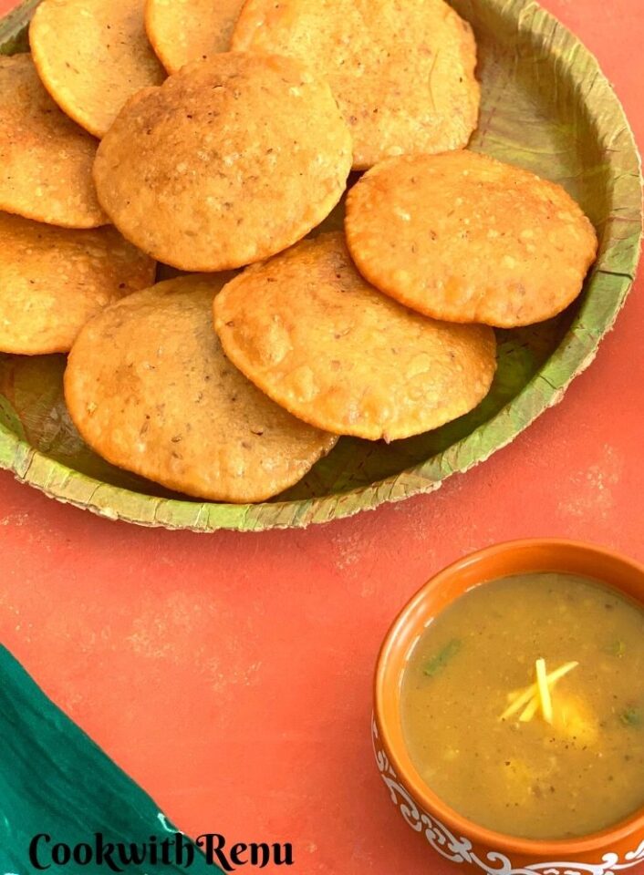 Bedai (Urad Dal Stuffed Crispy Puri) - Cook With Renu