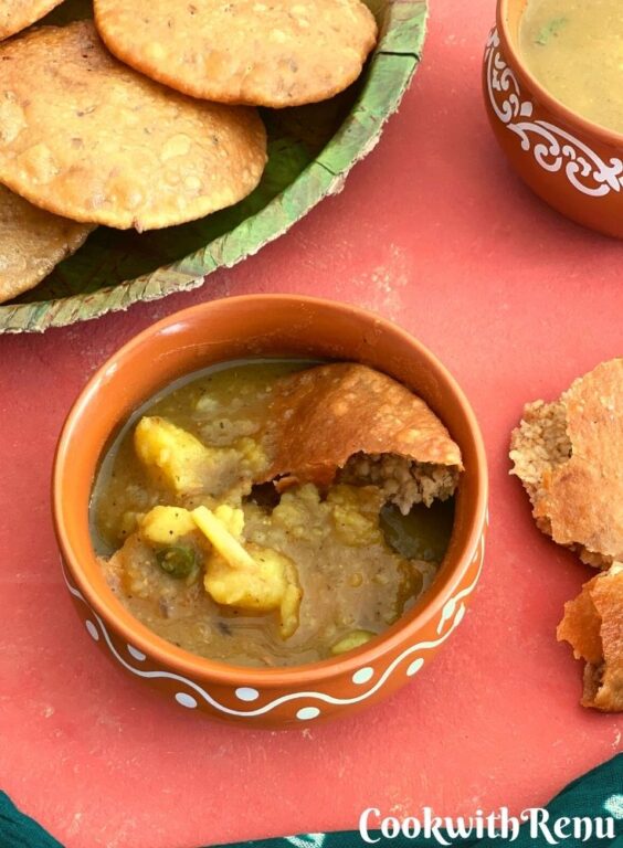 Bedai (Urad Dal Stuffed Crispy Puri) - Cook With Renu