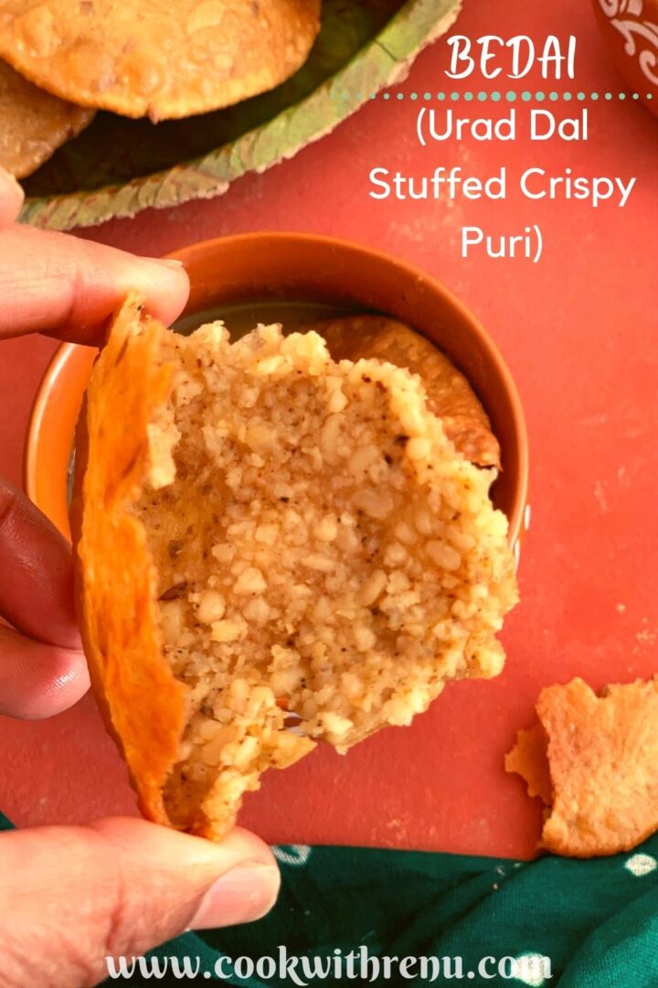 Bedai (Urad Dal Stuffed Crispy Puri) - Cook With Renu
