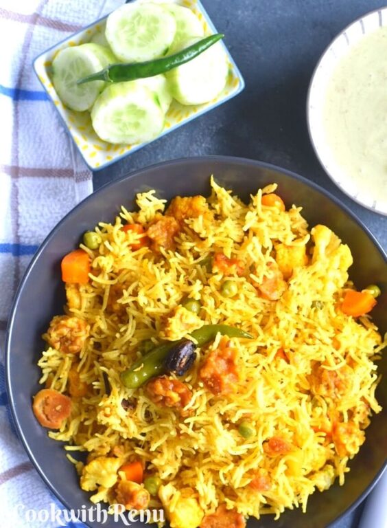 One-Pot Vegetable Mangodi Tahiri - Cook With Renu