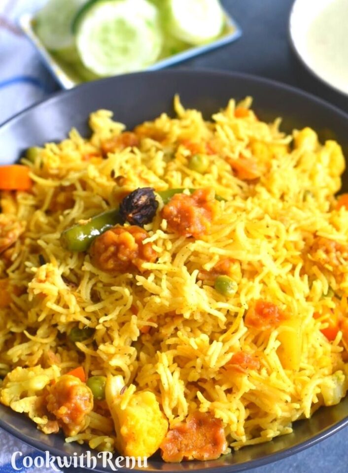 One-Pot Vegetable Mangodi Tahiri - Cook With Renu