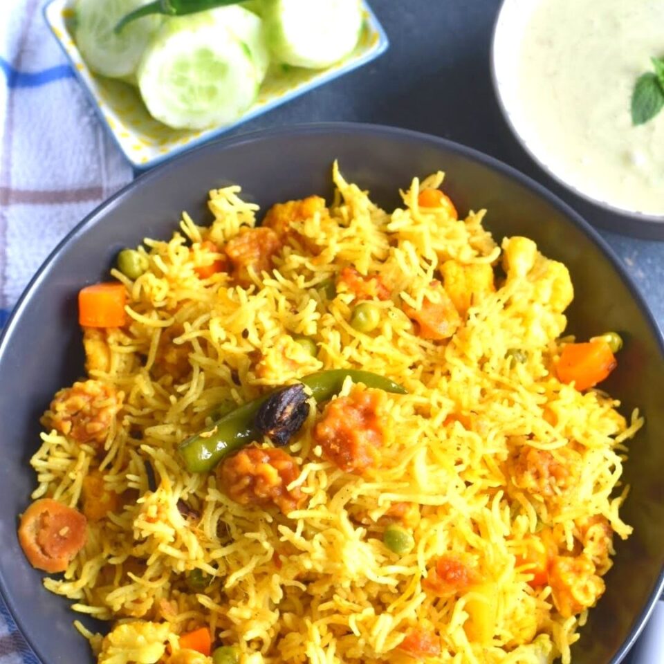 One-Pot Vegetable Mangodi Tahiri - Cook With Renu