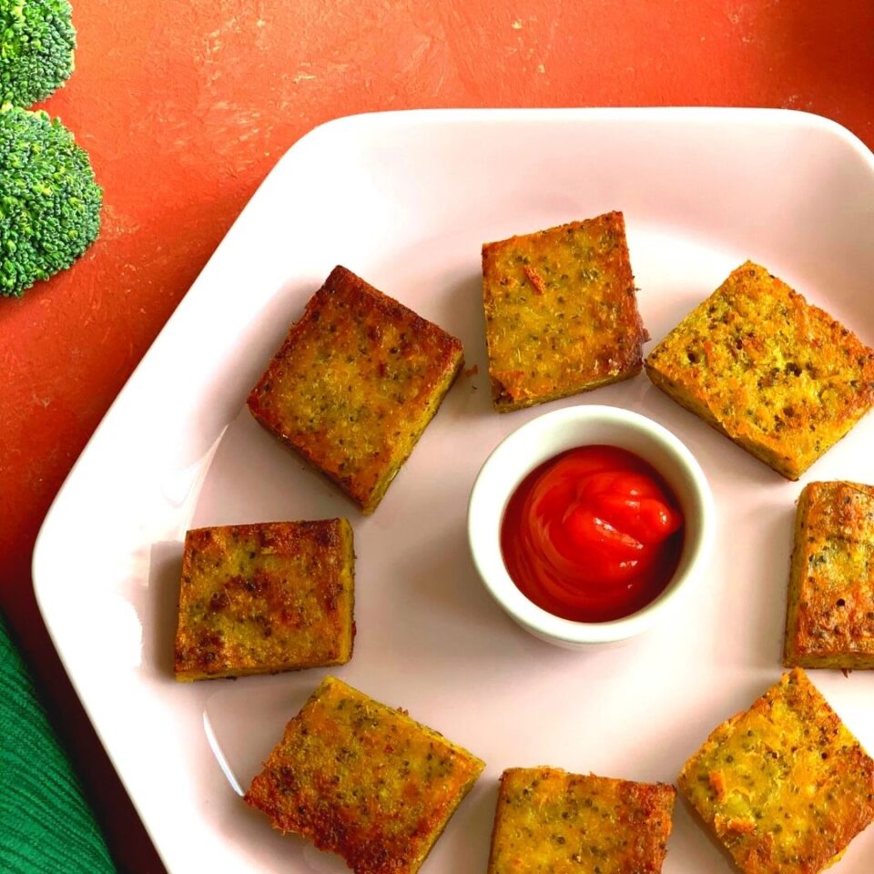 Broccoli Vadi (Steamed Broccoli Snack) - Cook With Renu