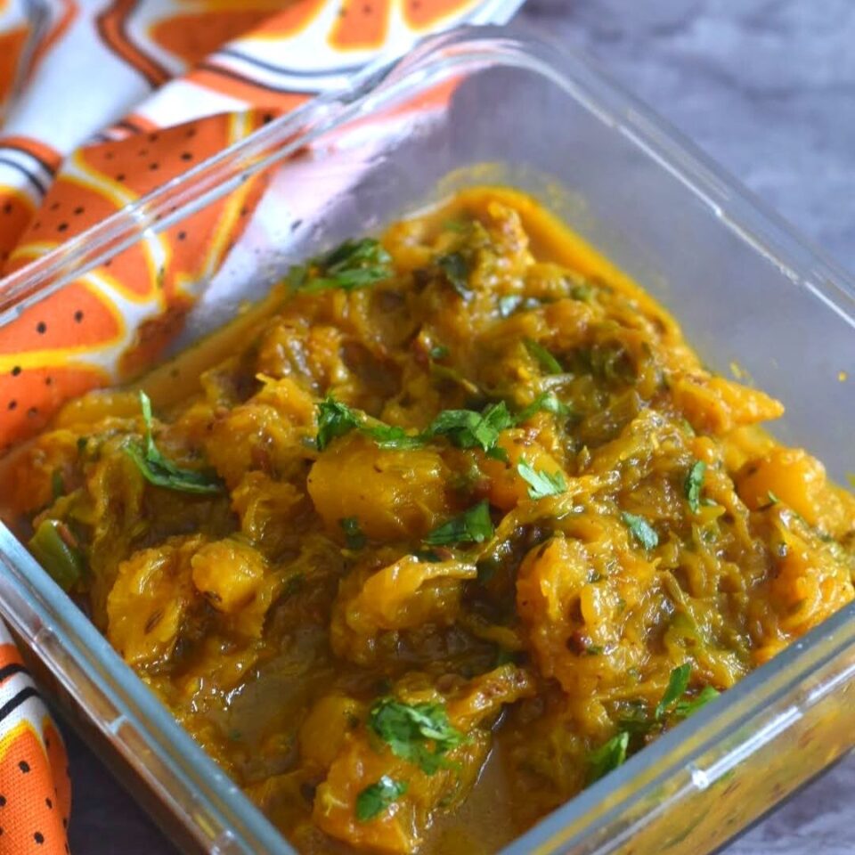 Khatta Meetha Kaddu (Sweet and Sour Pumpkin) - Cook With Renu