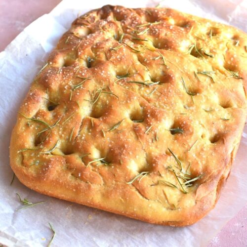 Whole Wheat Focaccia Bread - Cook With Renu