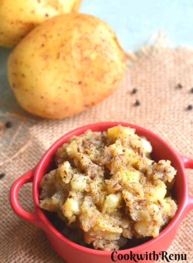 Farali Kali Mirch Aloo - Cook With Renu