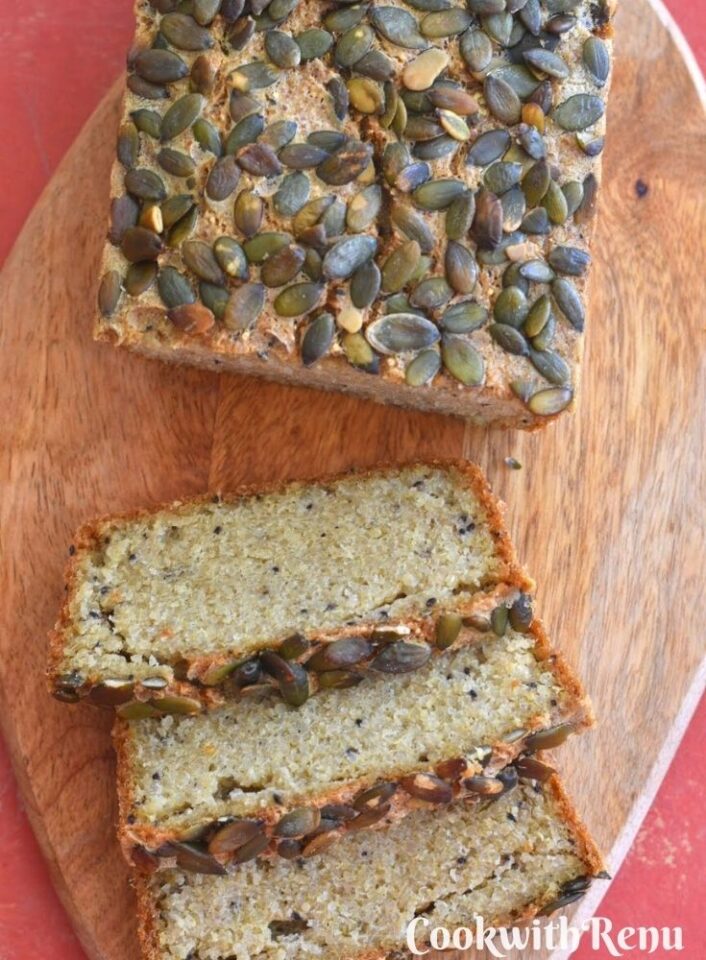 Quinoa Chia Seed Bread - Cook With Renu