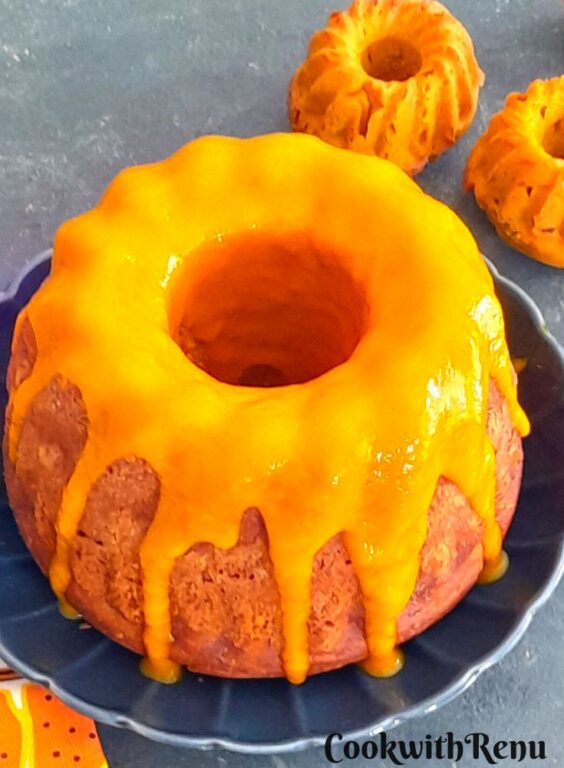 Easy Eggless Mango Cake - Cook With Renu
