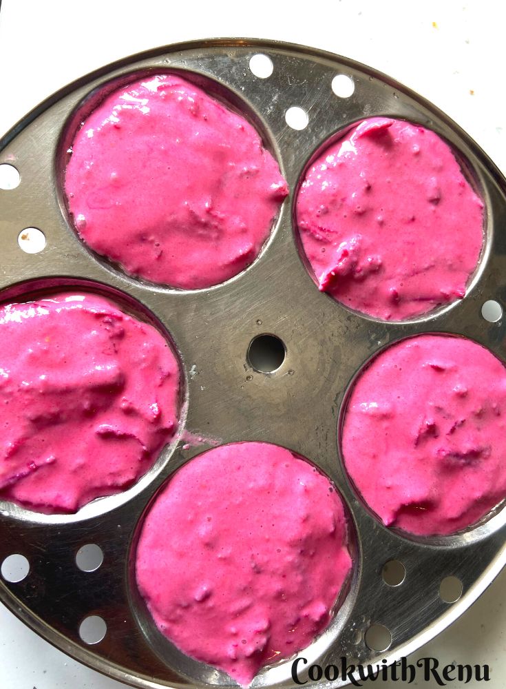 Beetroot Idli and Uttapam - Cook With Renu