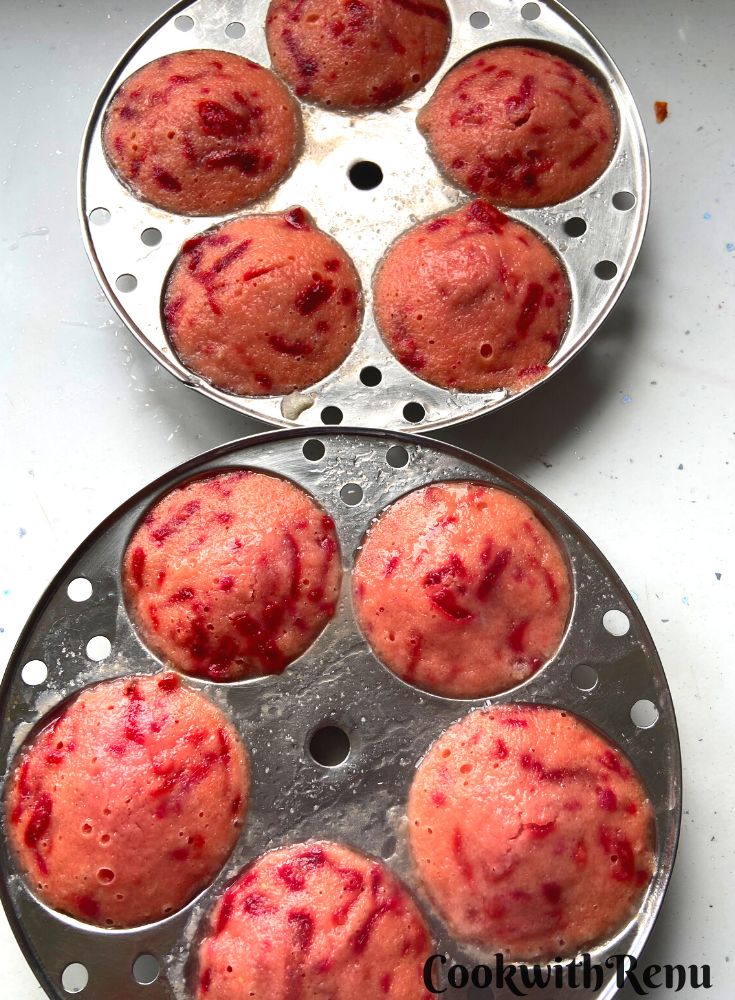 Beetroot Idli and Uttapam - Cook With Renu