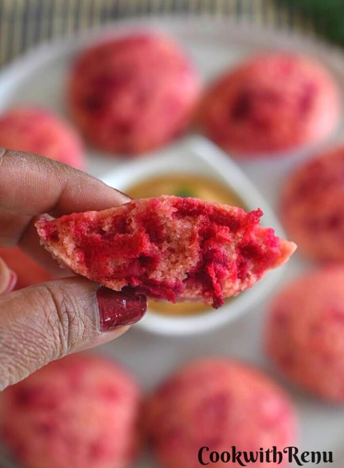Beetroot Idli and Uttapam - Cook With Renu