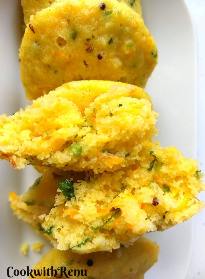 Instant Vegetable Rava Idli - Cook With Renu