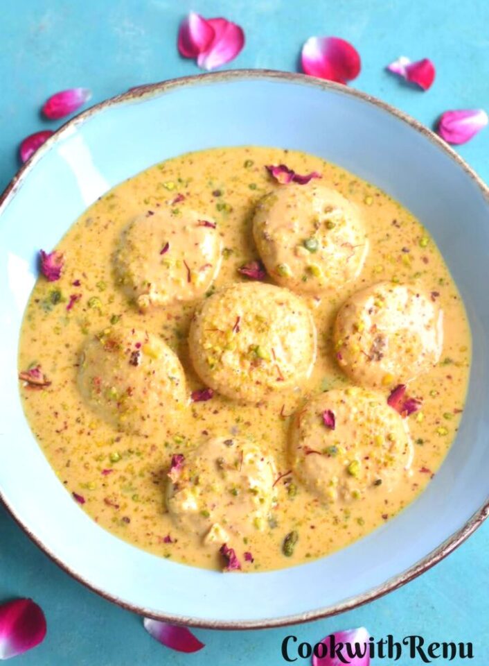 Rasmalai - Cook With Renu