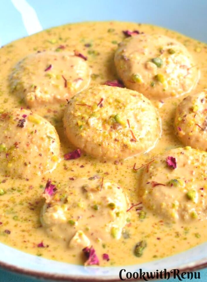 Rasmalai - Cook With Renu