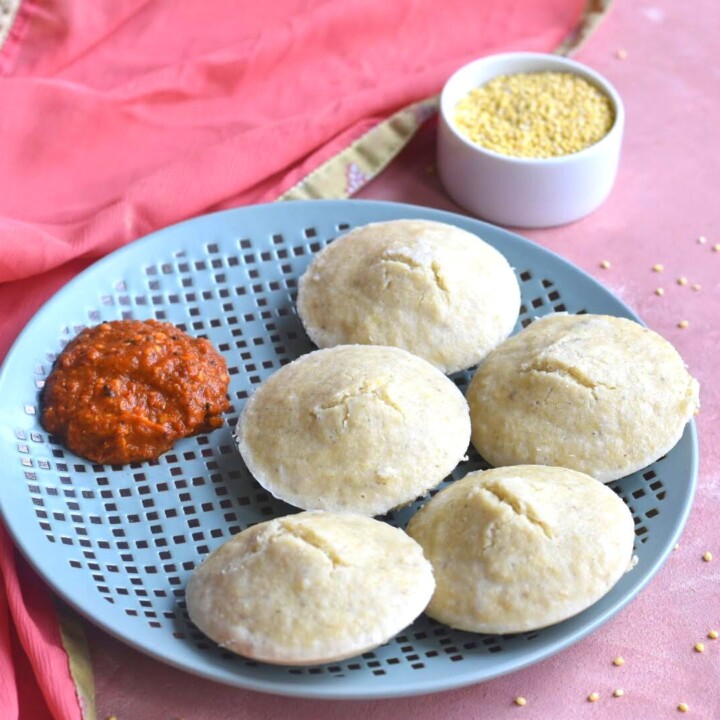 Proso Millet Idli (Vegan & Gluten-Free Steamed Millet Cakes) - Cook ...