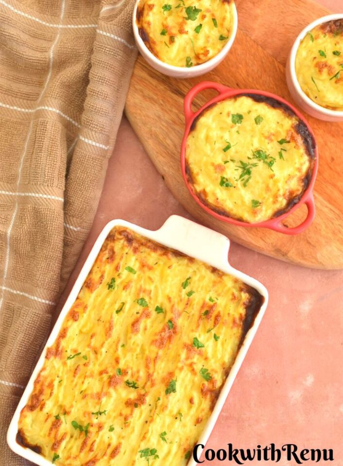 Vegan Shepherdless Pie (Air Fryer & Oven Baked) - Cook With Renu