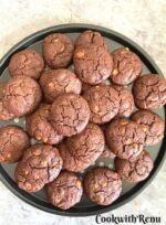 Double Chocolate Chip Cookies - Cook With Renu