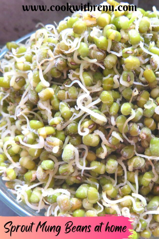 Sprout Mung Beans at Home - Cook With Renu