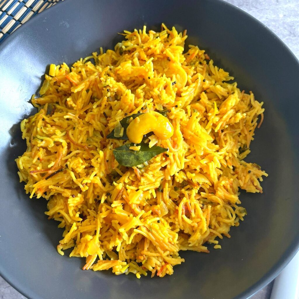 Instant Tomato Sevai (Easy Tomato Vermicelli Recipe) - Cook With Renu