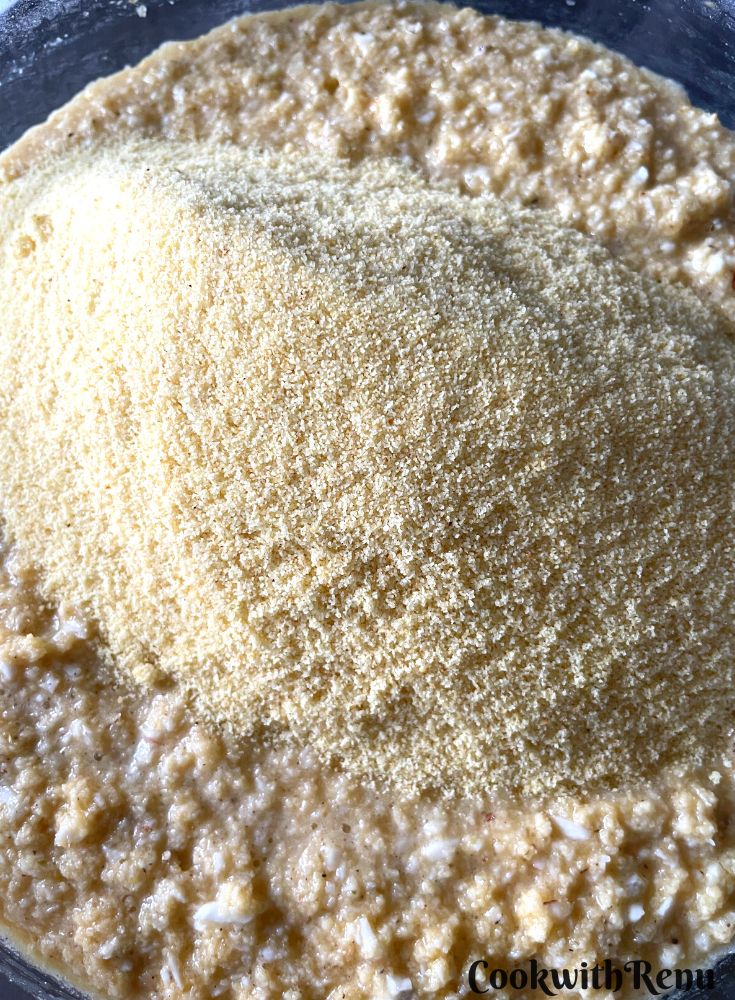 Goan Baath Cake (Semolina Coconut Cake) - Cook With Renu