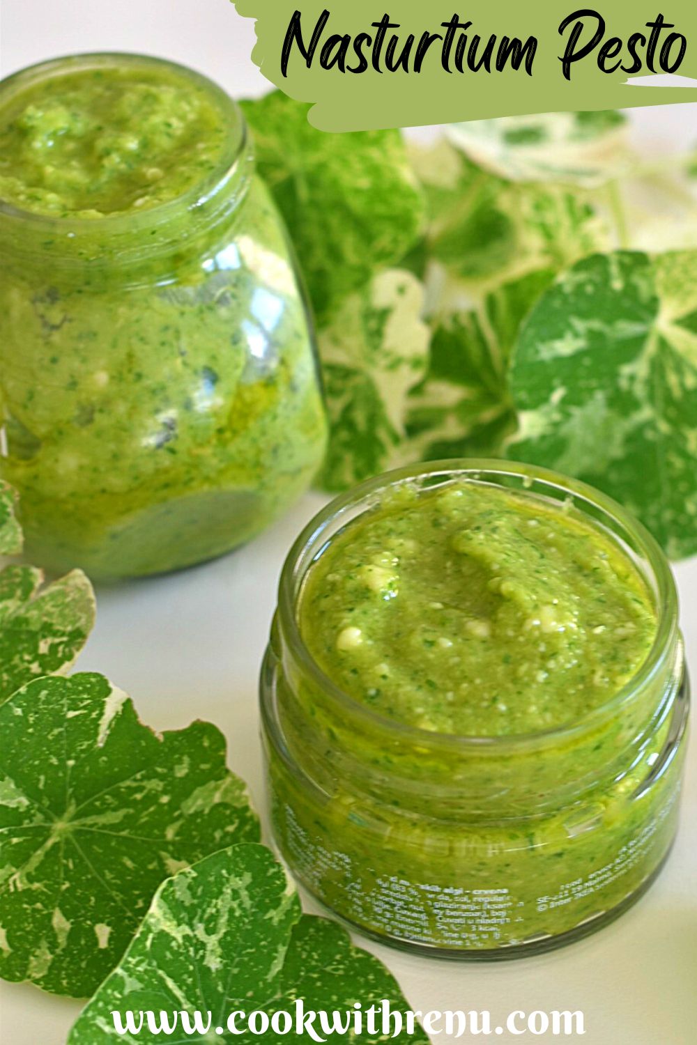 Nasturtium Pesto - Cook With Renu