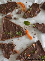 Fresh Mint Chocolate Lemon Bark - Cook With Renu