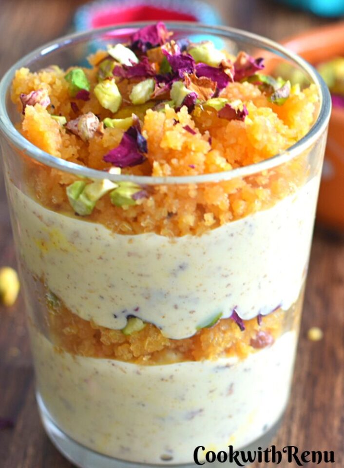 Motichoor Rabri Parfait - Cook With Renu