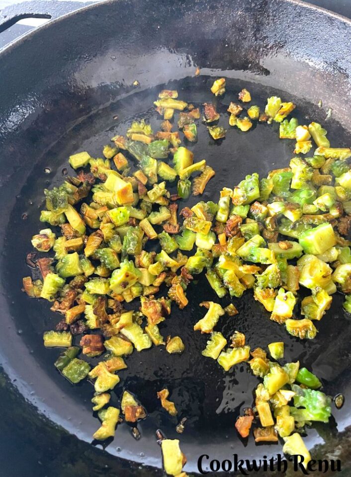 Bitter Gourd Kichadi (Pavakka Pachadi) - Cook With Renu