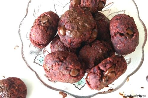 BeetRoot and Oats Cookies - Cook With Renu