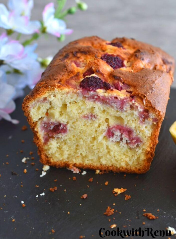 Lemon Raspberry Coconut Cake (Gluten-Free) - Cook With Renu