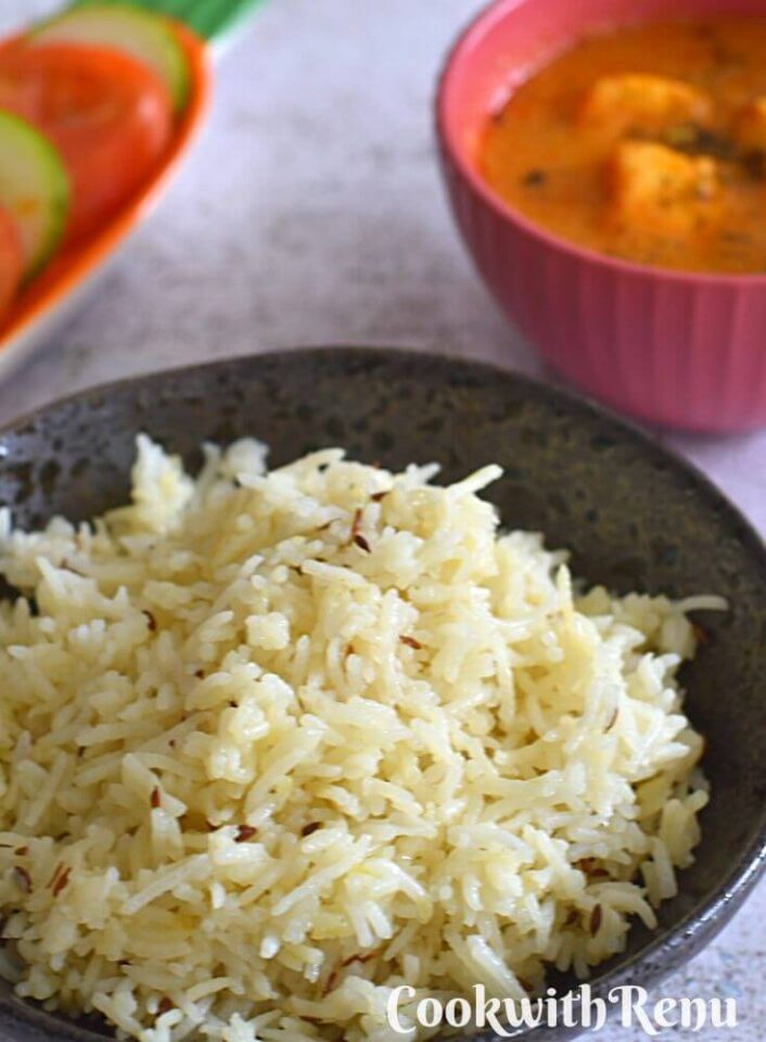 Jeera Rice (Indian Cumin Rice) - 3 ways - Cook With Renu