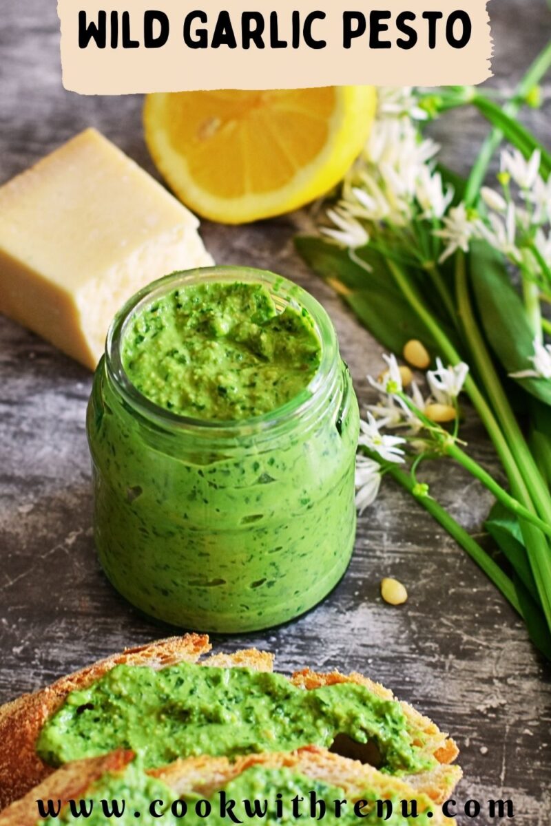 Wild Garlic Pesto - Cook With Renu