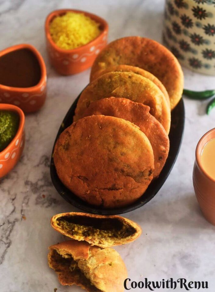 Baked Whole Wheat Kachori - Cook With Renu